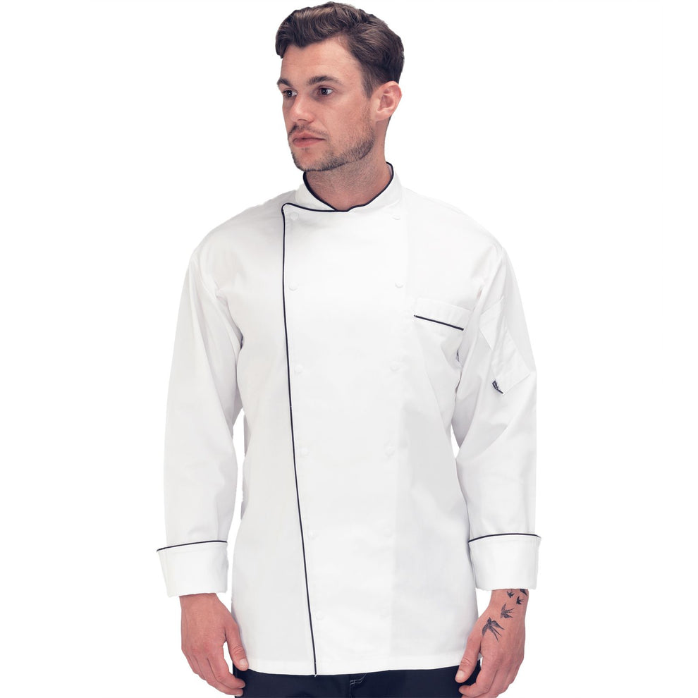 Le Chef Executive Jacket with Piping – The Chef Shop Belfast